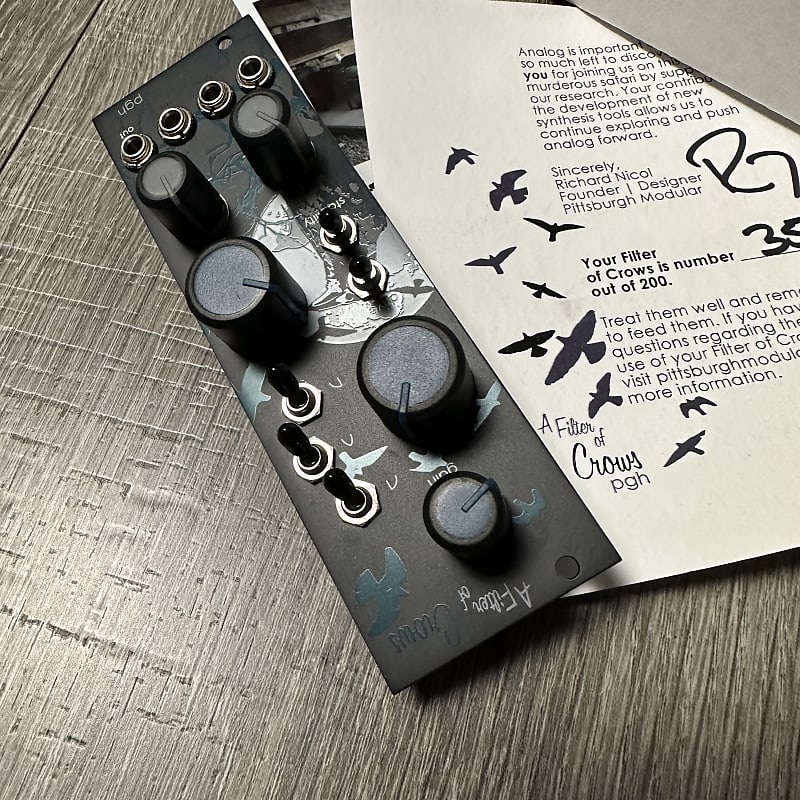 Pittsburgh Modular Filter of Crows - Black | Reverb