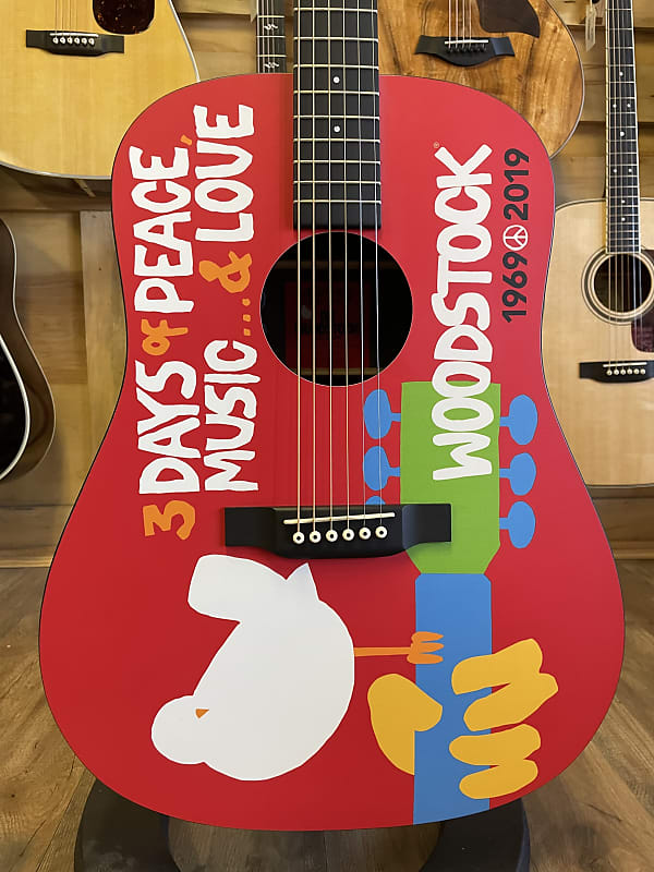 Martin DX Woodstock 50th Anniversary - Woodstock Design (NEW) | Reverb