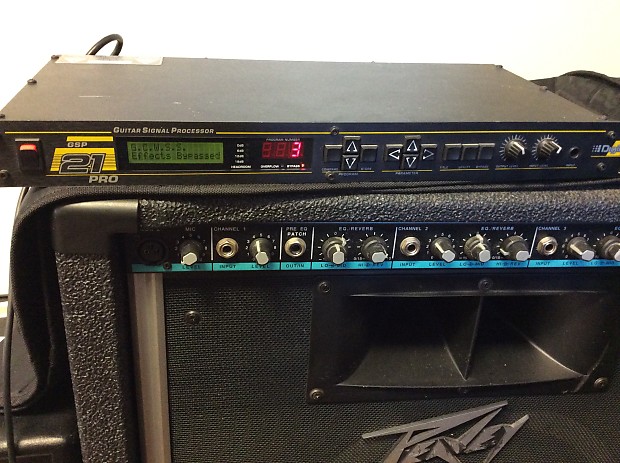 Digitech GSP 21 Pro Rack Mount Guitar Processor w Foot | Reverb