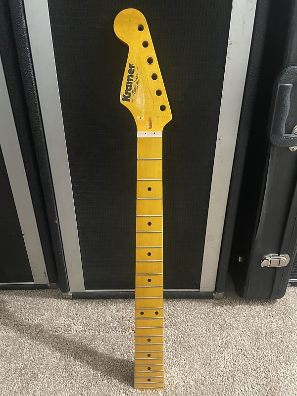 Kramer Pacer Style Maple Neck Reverse Strat Headstock | Reverb