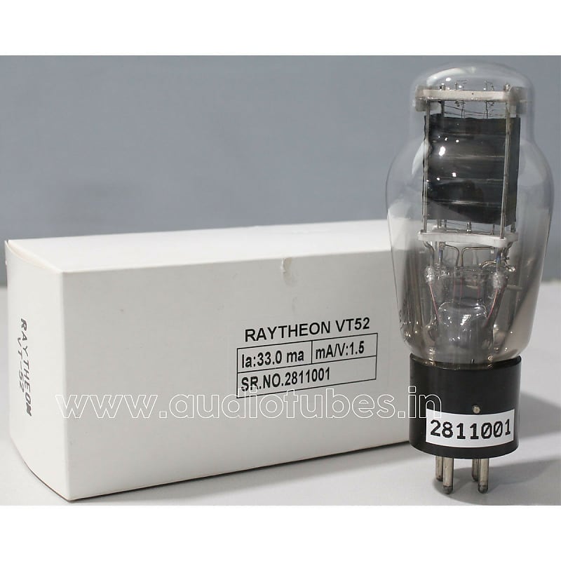 Rare Vintage VT52 RAYTHEON DHT Made in U.S.A AVO 160 | Reverb