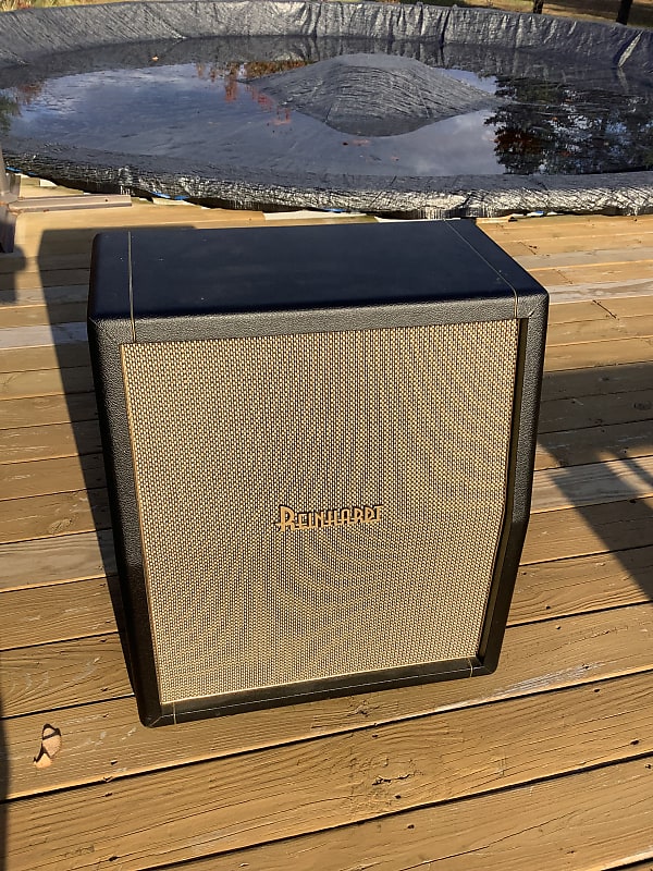 Reinhardt 2 x 12 slant cabinet , Celestion G12H spkrs, rare, | Reverb