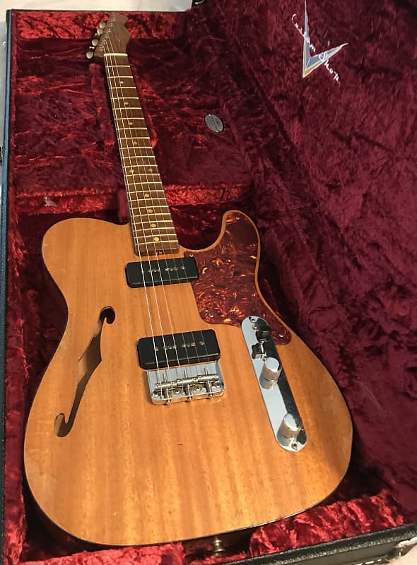 Fender Custom Shop P90 Thinline Telecaster Relic 2020 Natural | Reverb
