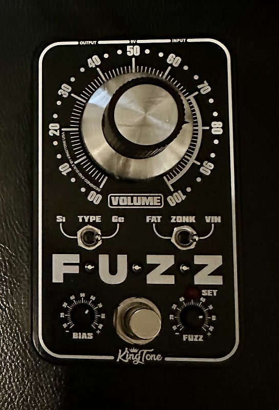 King Tone Guitar MiniFUZZ V2 2023 - Black | Reverb
