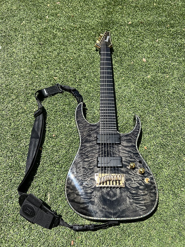 Ibanez Iron Label RGIX27FEQM 7 String guitar - Transparent | Reverb
