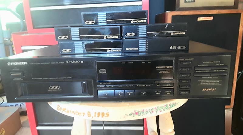 Pioneer 6 Disc CD Player PD-M430/5 Cartridges | Reverb
