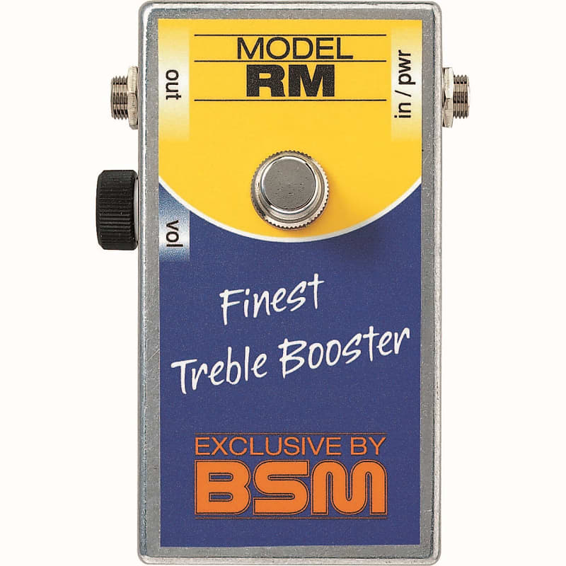 BSM RM Treble Booster - Effect Pedal | Reverb