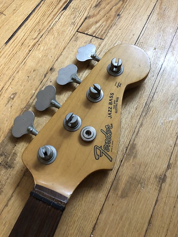 Fender JV Jazz Bass Neck Slab Rosewood Fingerboard | Reverb Australia