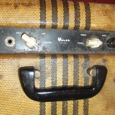 Vintage Circa 1951 Valco Chicago 51 Combo Amp Two Tone Brown | Reverb