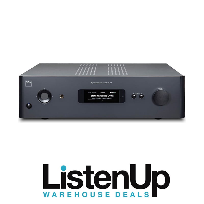 NAD C 399 BluOS 180W Stereo Integrated Amplifier w/ eArc and | Reverb