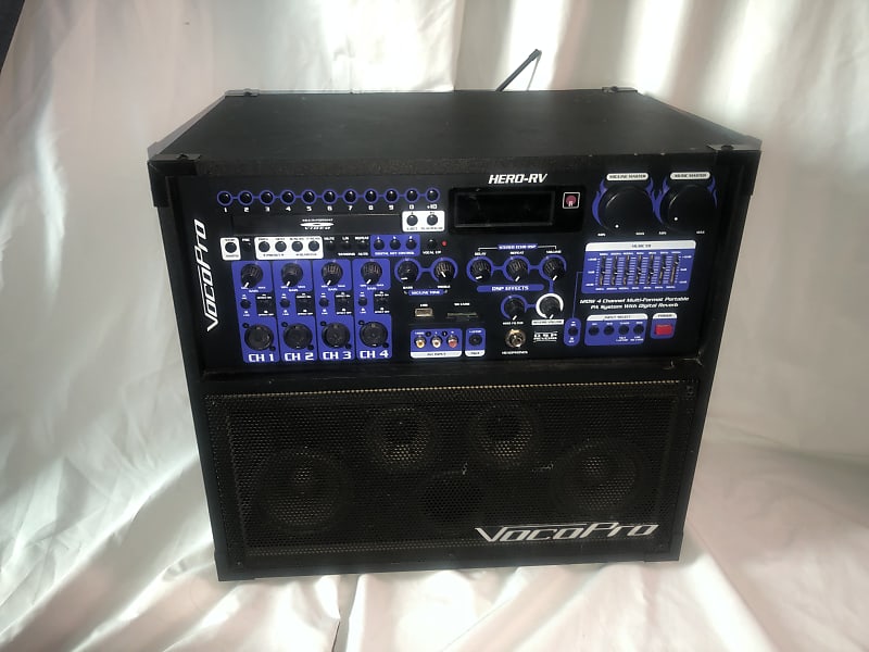 VocoPro Hero-RV 4-Channel 120W Multi-Format Portable PA | Reverb