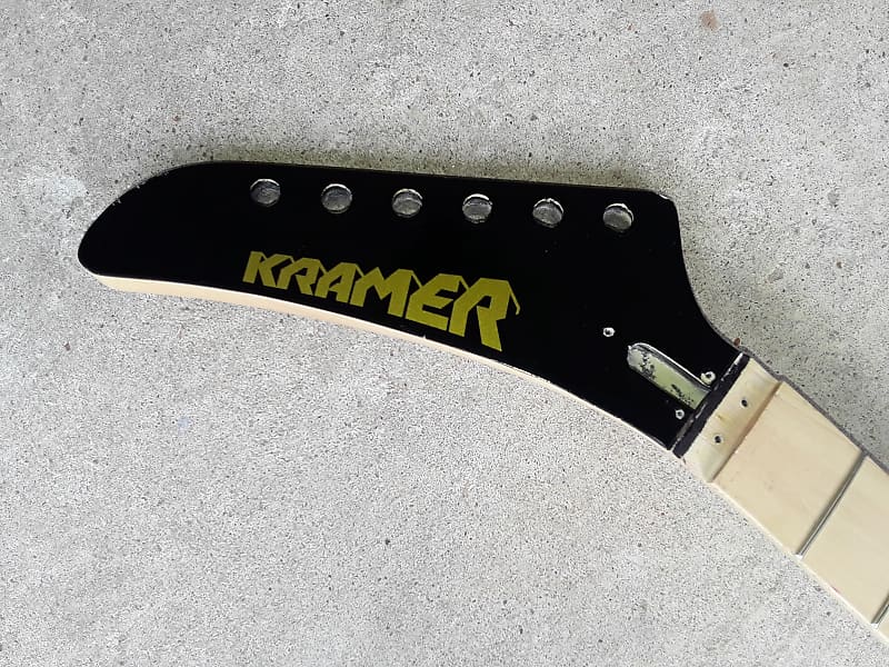 Kramer Left-Handed / Reverse Headstock Maple Guitar Neck | Reverb