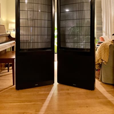 Martin Logan Monolith III 1990 - Black wood grain | Reverb