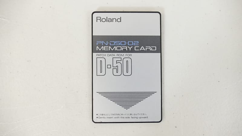 Roland D-50 -Rom Card - PN - D50 - 02 - Decay Group - D550 | Reverb