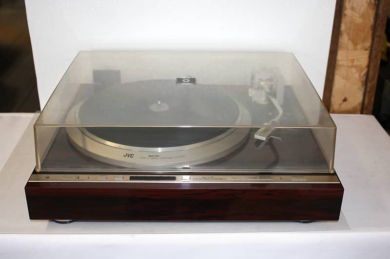 JVC QL-Y5F Direct Drive Quartz-Lock Full-Auto Turntable Great | Reverb