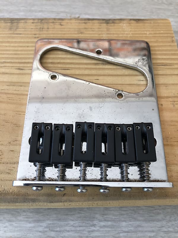 Fender Telecaster Bridge w/ Graph Tech Saddles 2 3/16 spacing | Reverb