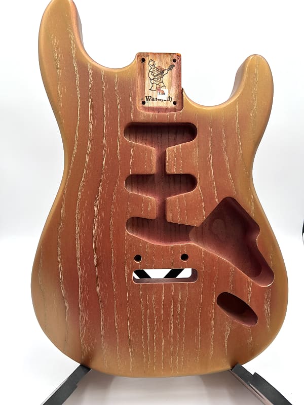 Warmoth Stratocaster Body “Golden Red” | Reverb