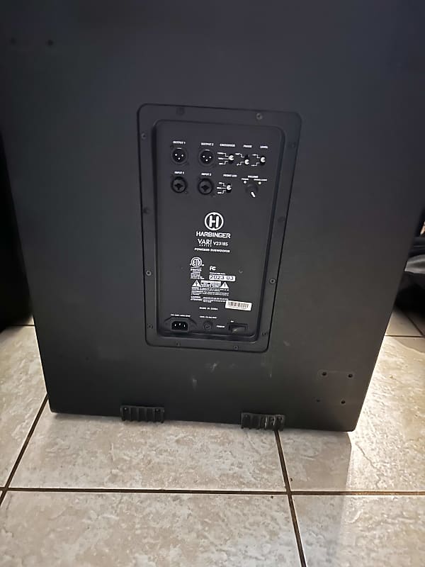Harbinger v2215 PA Speakers and Subwoofer | Reverb