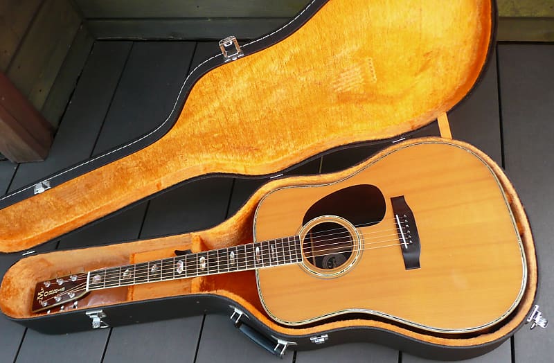 Morris W80 D35 Replica + Hard Case 1970's Natural | Reverb
