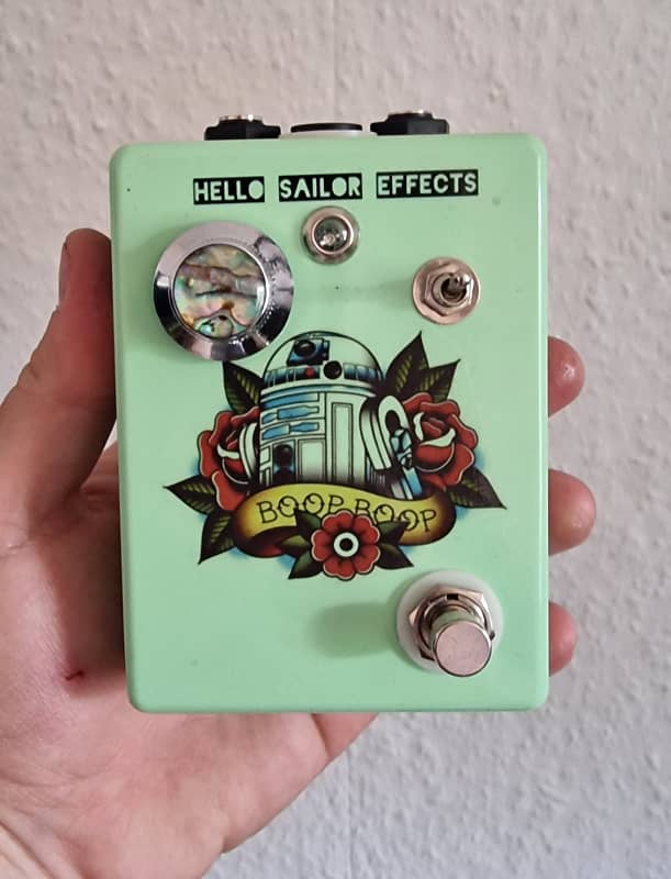 Hello Sailor Effects Rangemaster Surf Green Nitrocellulose | Reverb UK