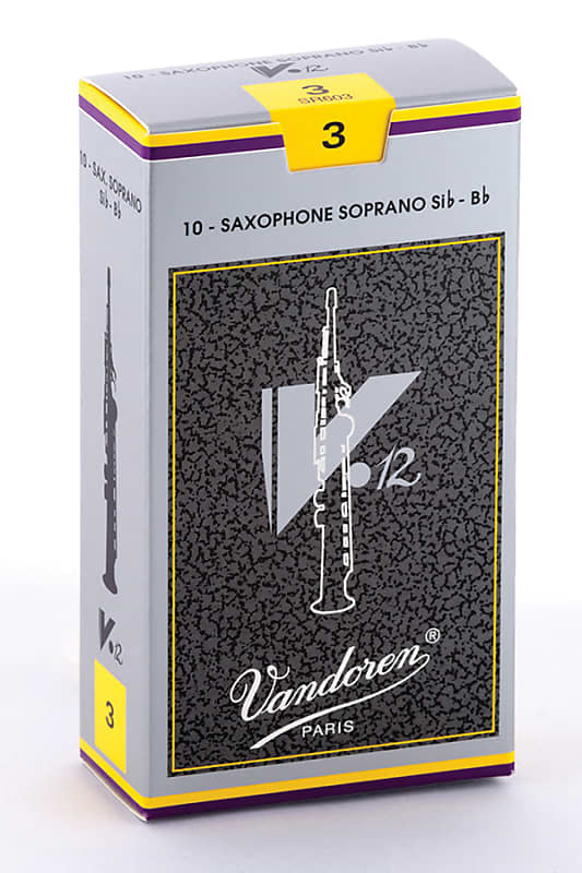 Vandoren V12 Soprano Saxophone Reeds 3.0 | Reverb