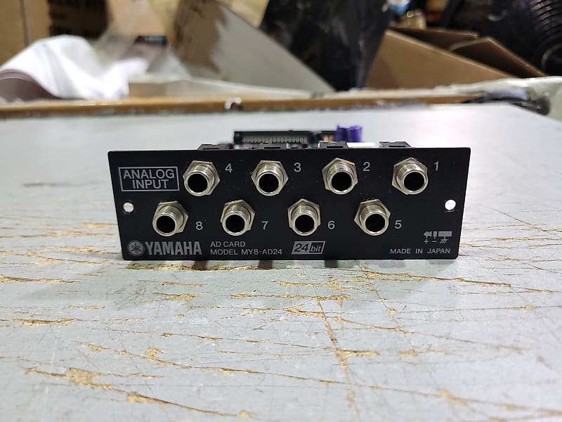 Yamaha MY8AD24 8-channel Analog Input Card | Reverb