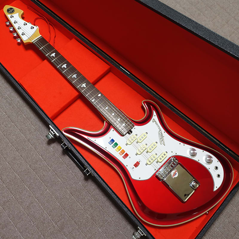 Teisco Spectrum 5 Metallic Red Reissued in 90s | Reverb UK