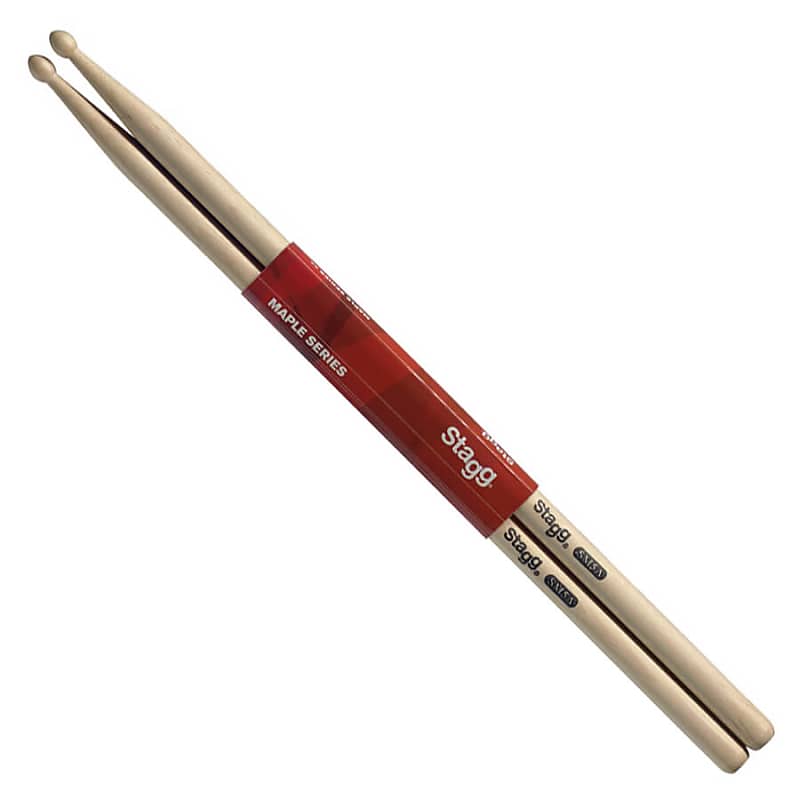 Stagg SM5A Pair of Maple Sticks/5A - Wooden Tip | Reverb