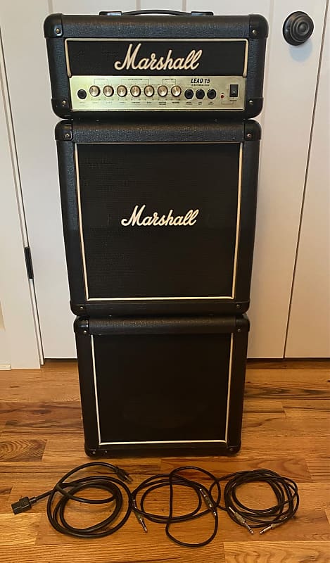 Marshall Lead 15 - 15 watt micro stack 1999 - black | Reverb