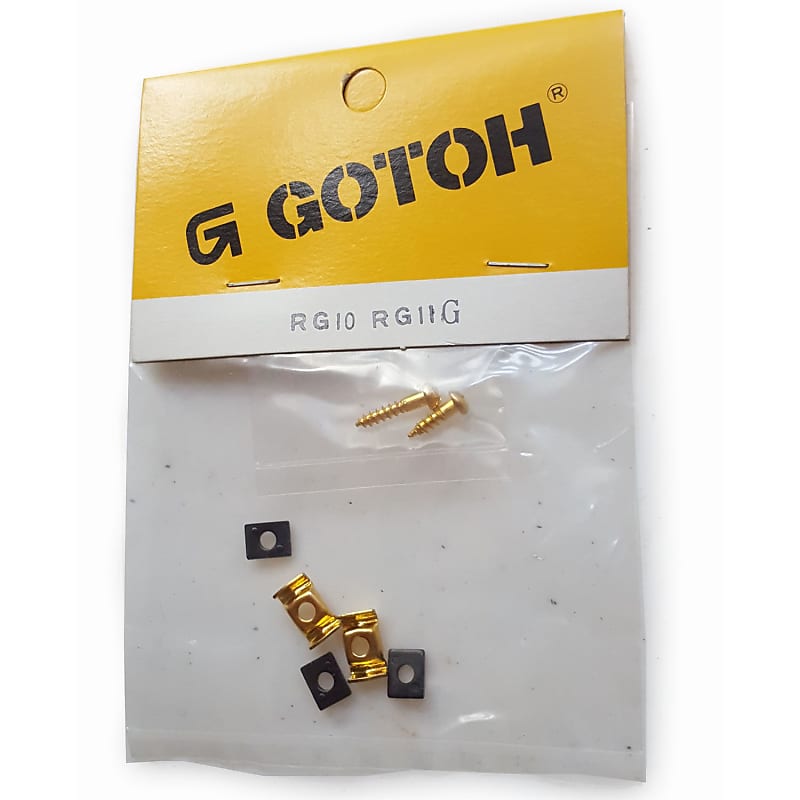 Gotoh RG10 RG11 G Guitar String Tree Guide Retainers - Gold | Reverb