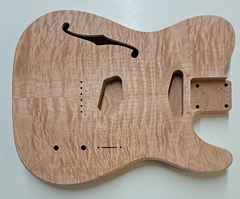 Shepard Custom Guitars Custom Telecaster Body Semi-hollow | Reverb