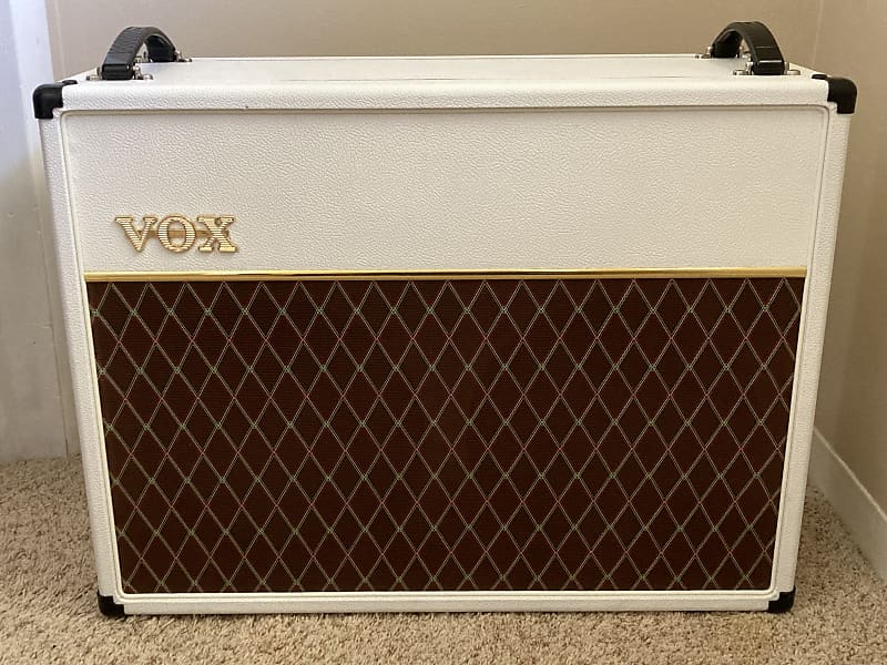 Vox V212C 2X12 Cabinet Celestion Loaded White | Reverb