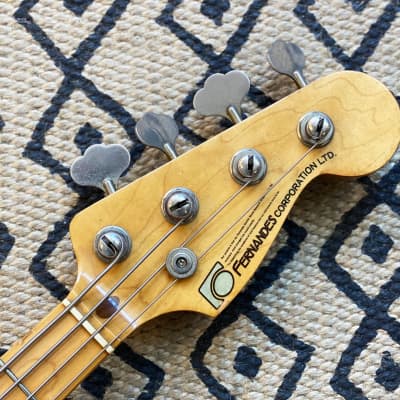 Fernandes Precision Bass Stone Logo | Reverb