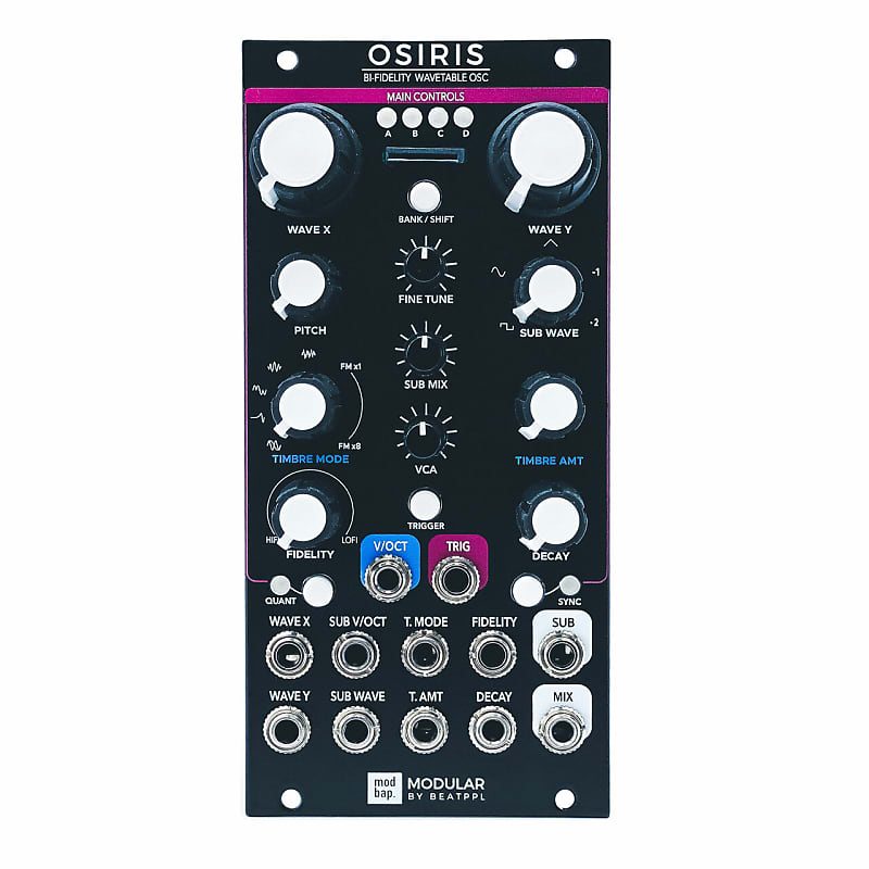 Modbap Modular Osiris Bi-fidelity Wavetable Oscillator [Three | Reverb