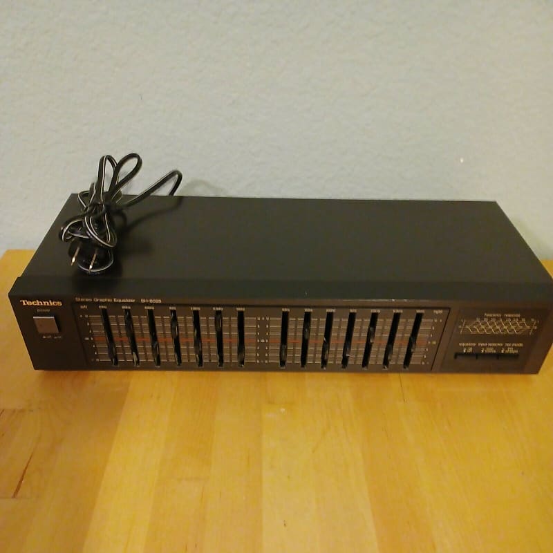 Technics SH-8028 Stereo Graphic Equalizer 7 Band 2 Channel | Reverb