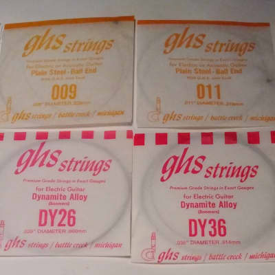 Unused Vintage American made GHS Boomers Custom Light | Reverb