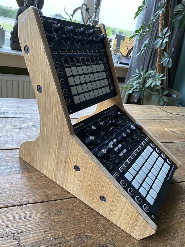 Novation Stand for circuit and mono station Blank wood | Reverb