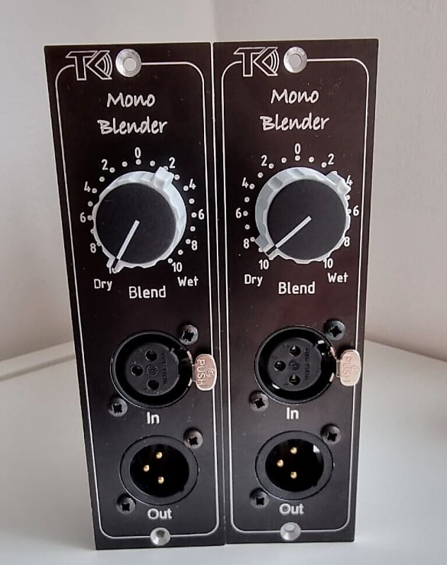 Mint Pair of TK Audio Mono Blender 500 Series Modules | Reverb