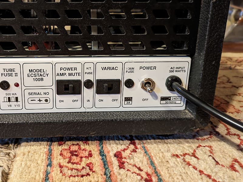 Bogner 100B white chassis XTC Ecstasy 1992 | Reverb