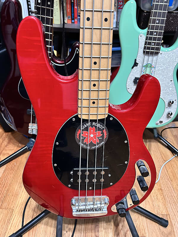 Ernie Ball Music Man OLP MM2 Stingray Bass Body 2004 - Red | Reverb
