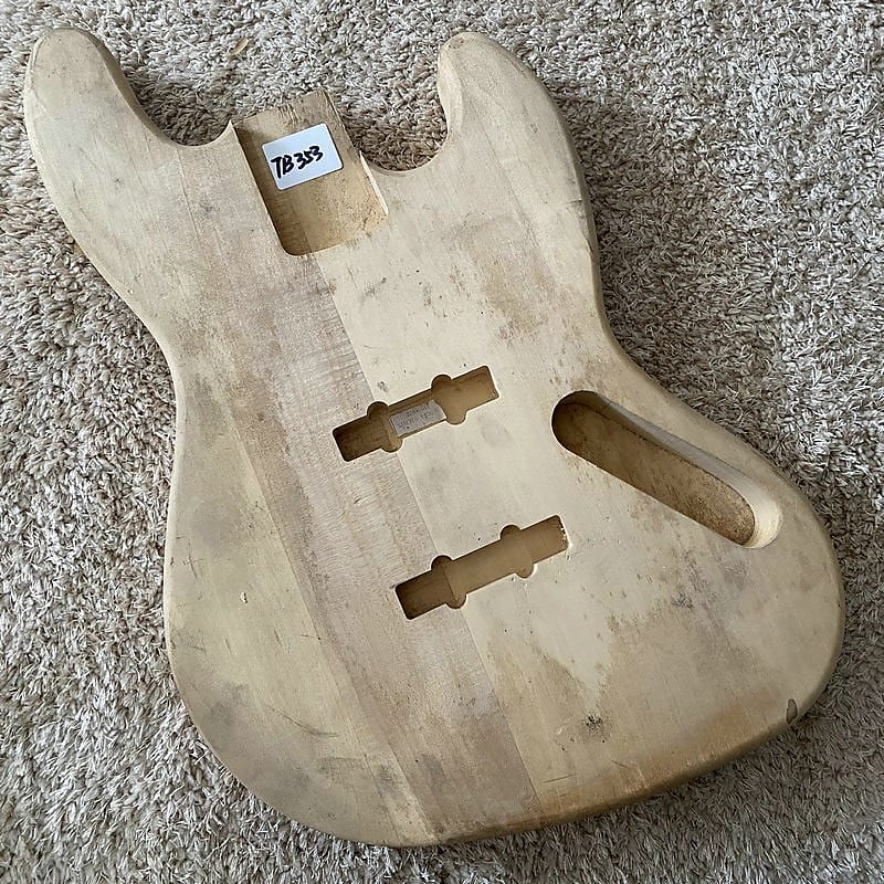 4 String Electric Bass Guitar Jazz Unfinished Body DIY | Reverb