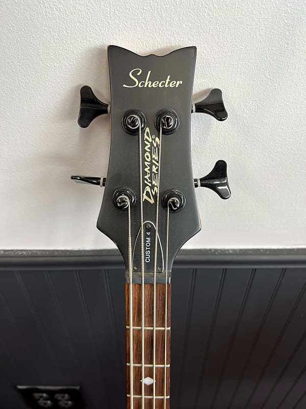 Schecter Custom 4 - Black Matte | Reverb