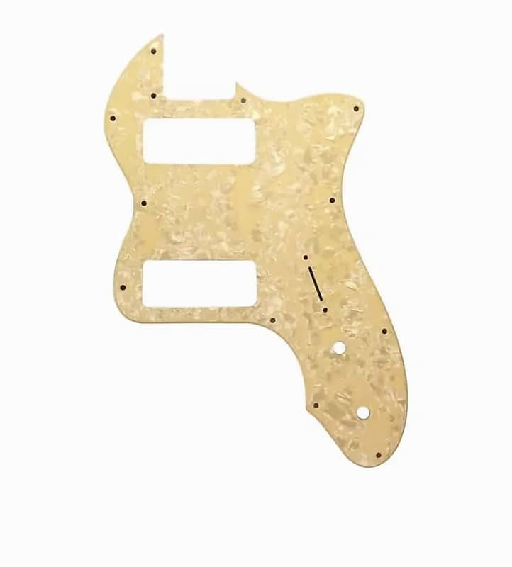 Cream Pearl 72 Deluxe Telecaster Tele Style Pickguard P90 | Reverb