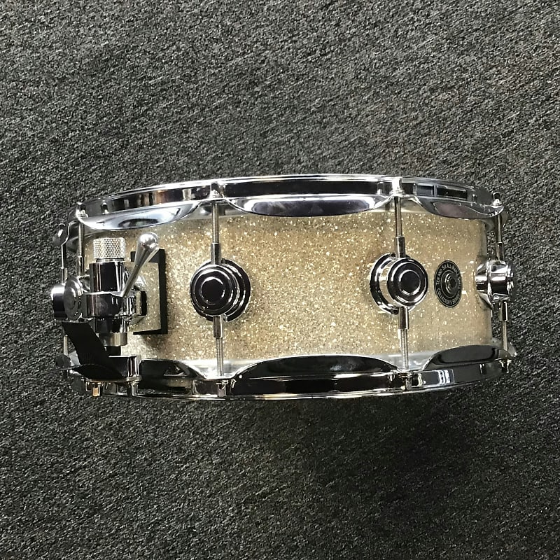 DW Collectors 14x5 Ten and Six Maple Shell Snare - Silver | Reverb