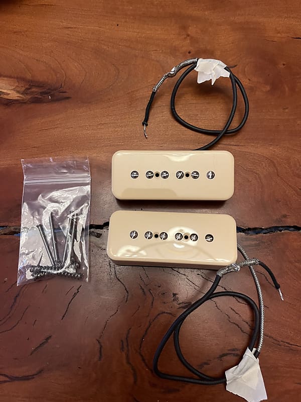 Lollar P90 pickup set 2022 - Cream | Reverb
