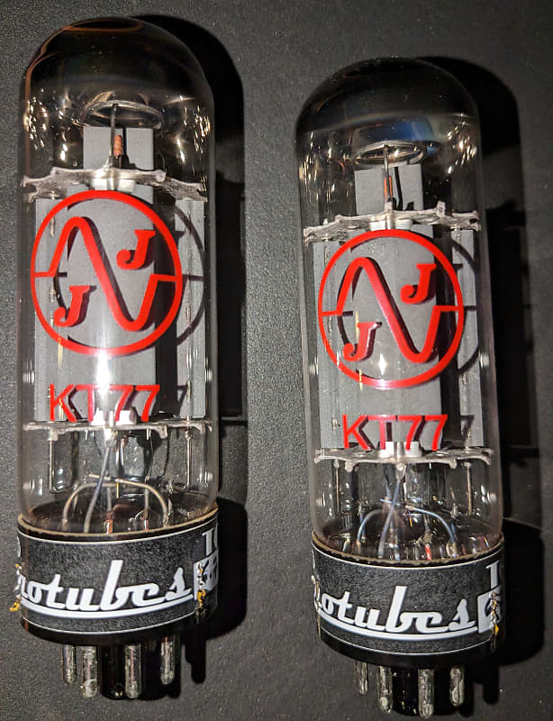 JJ Electronic KT77 matched pair 2023 - Glass | Reverb
