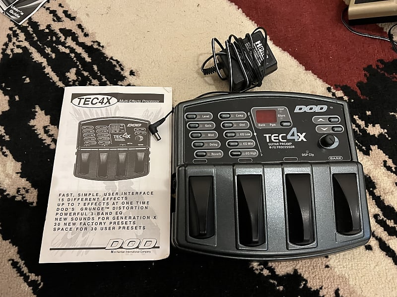 DOD TEC4X fx processor pre amp 1998 | Reverb