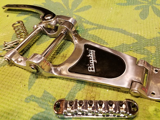 Bigsby B70 Vibrato Guitar Tailpiece With Roller Bridge | Reverb