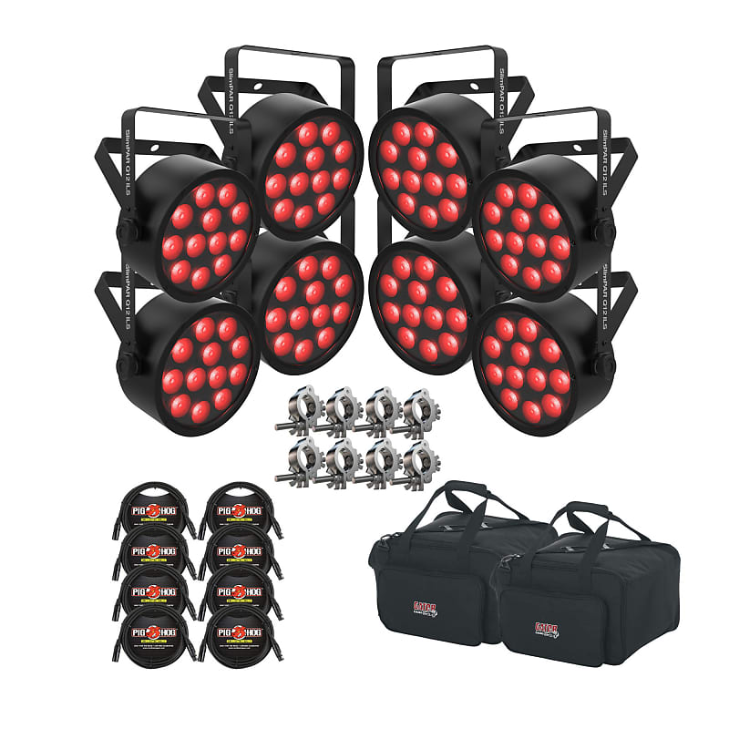 Chauvet DJ Slimpar Q12 ILS Quad-Color LED Par Light Fixture, | Reverb
