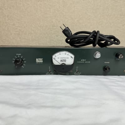 Altec 438C Compressor Amplifier 1960s - Green | Reverb